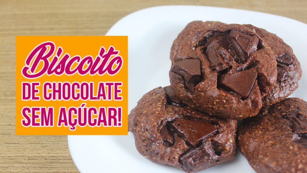 Biscoito de Chocolate Sem Açúcar - Fast & Fit Brasil